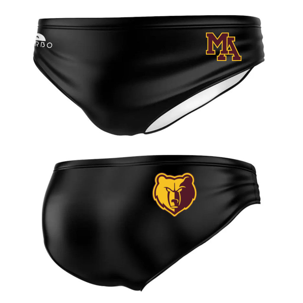 Menlo Atherton - Turbo Water Polo Brief - embroidered – Making Waves USA